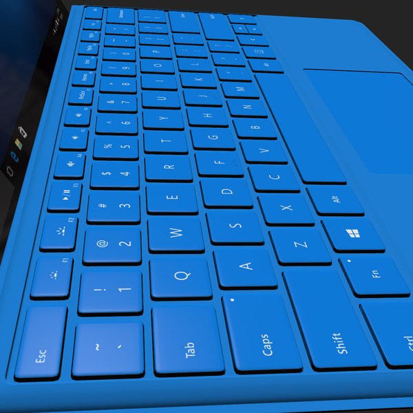 realistic element microsoft pro 4 3d model