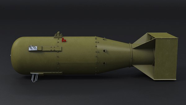 3D Little Boy Atomic Bomb - TurboSquid 1921424