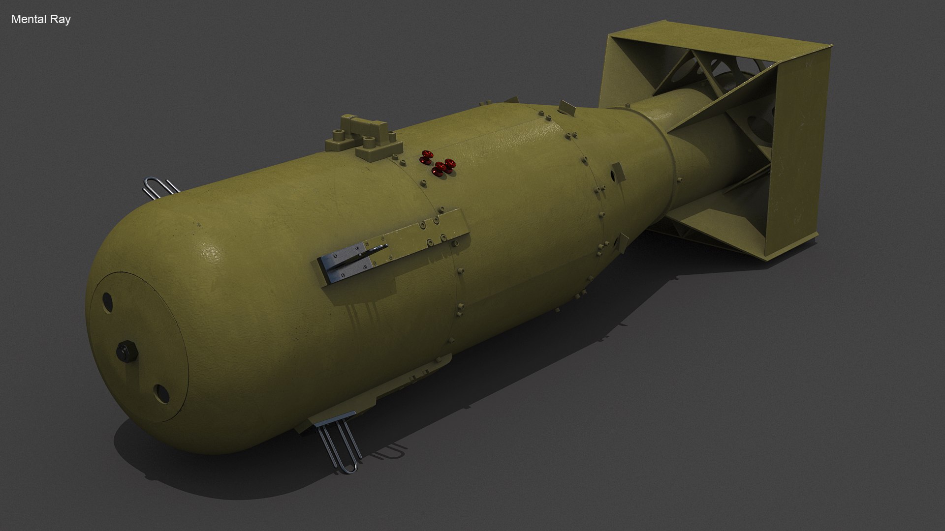 3D Little Boy Atomic Bomb - TurboSquid 1921424