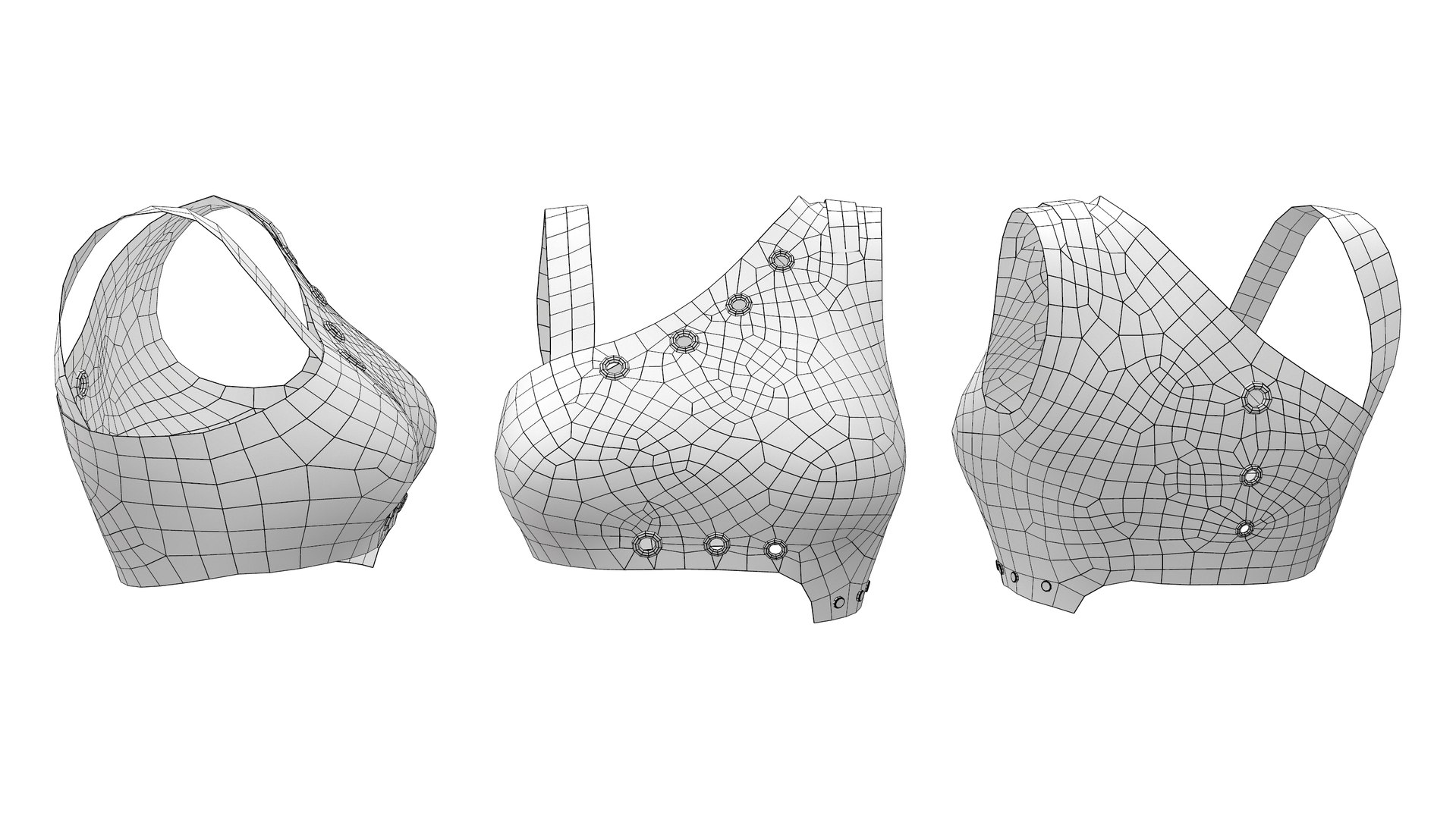 Woman Cryo Punk Top Model - TurboSquid 1785380