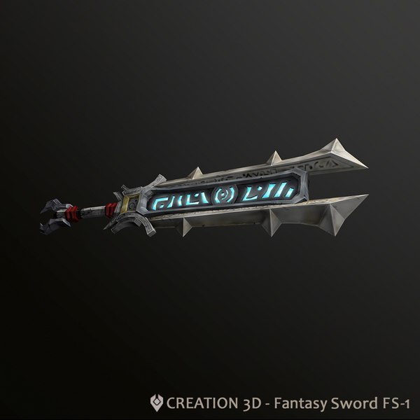 - fantasy steampunk sword max
