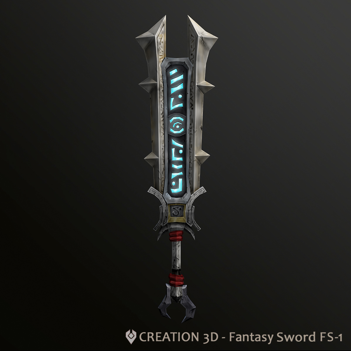 - fantasy steampunk sword max