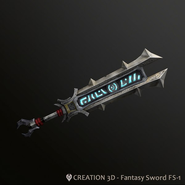 - fantasy steampunk sword max