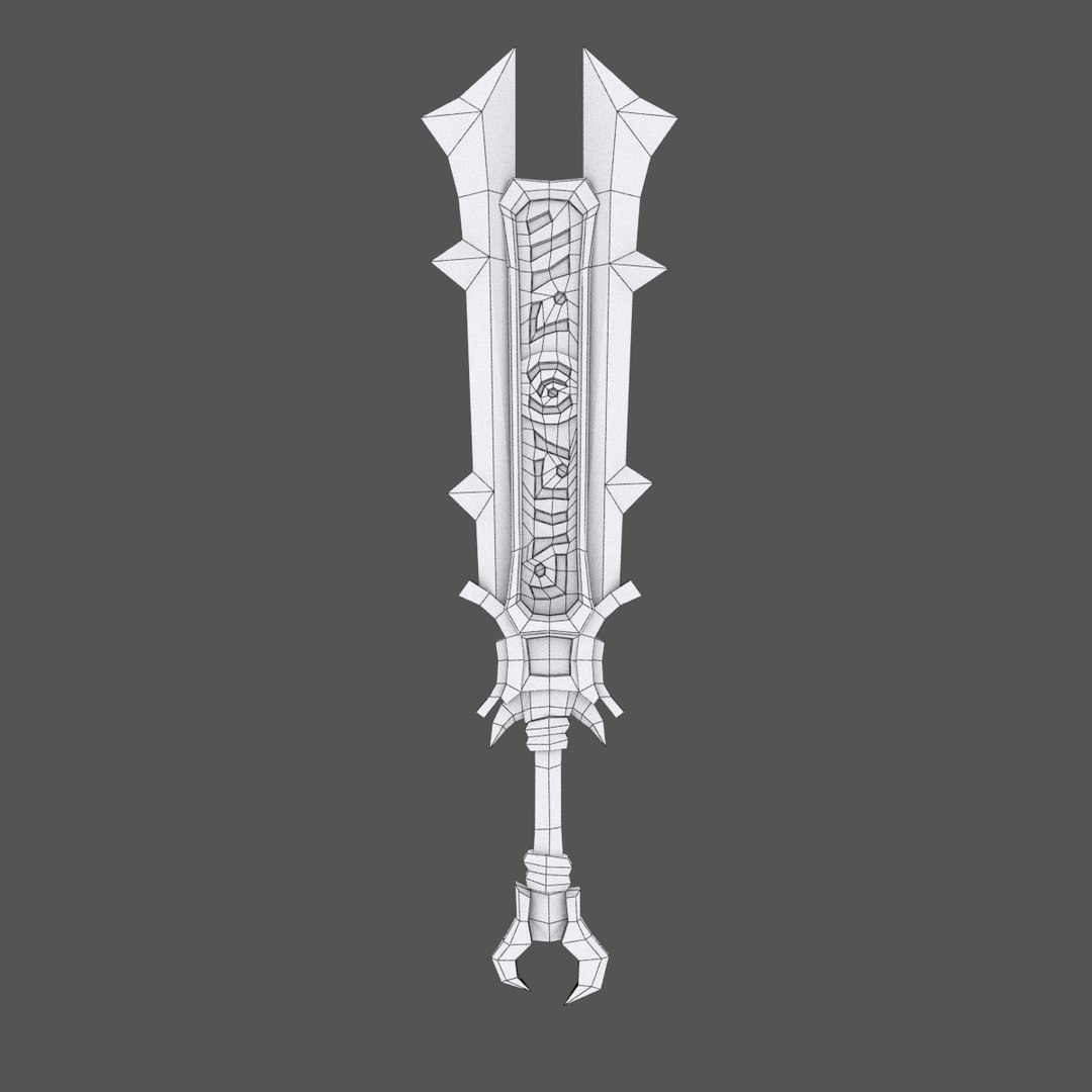 - fantasy steampunk sword max