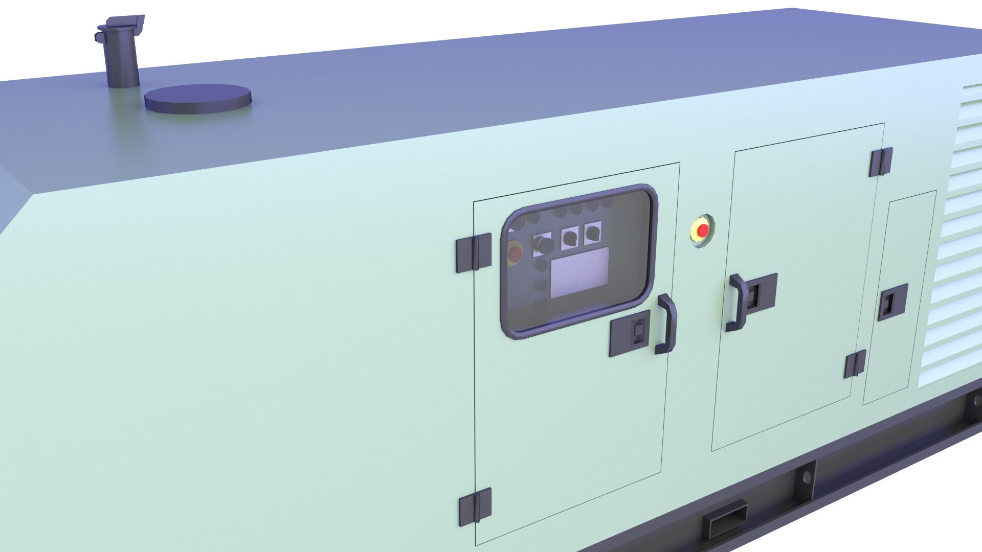 Diesel Generator Low Poly 15 3D - TurboSquid 2096792