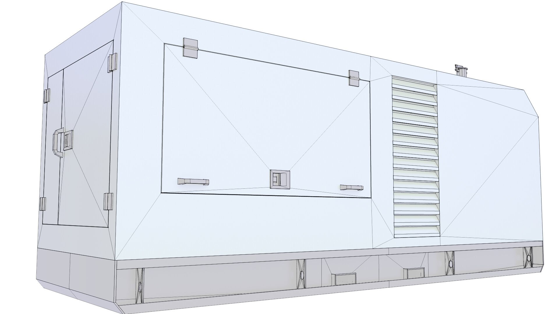 Diesel Generator Low Poly 15 3D - TurboSquid 2096792
