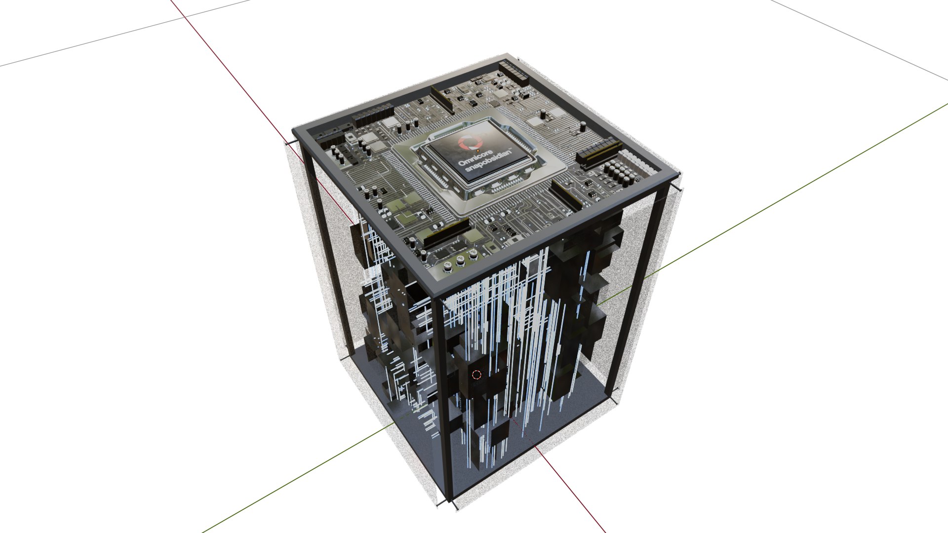 Circuit Board Chipset 3D Model - TurboSquid 2518240