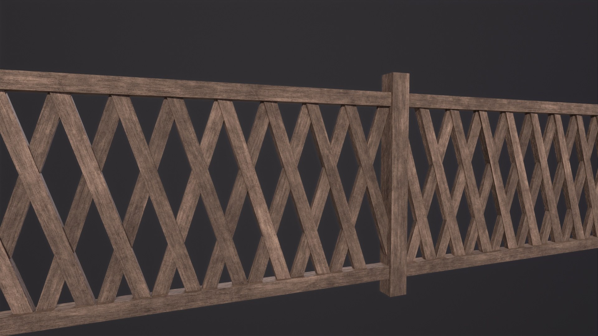 3D Fence Model - TurboSquid 2112016