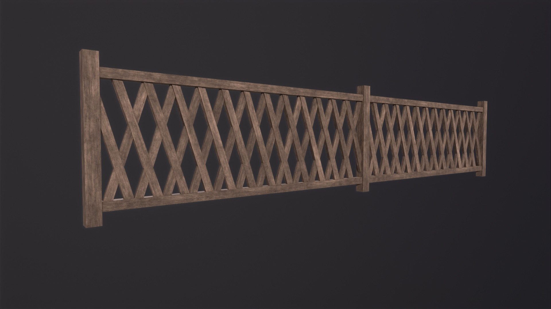 3D Fence Model - TurboSquid 2112016