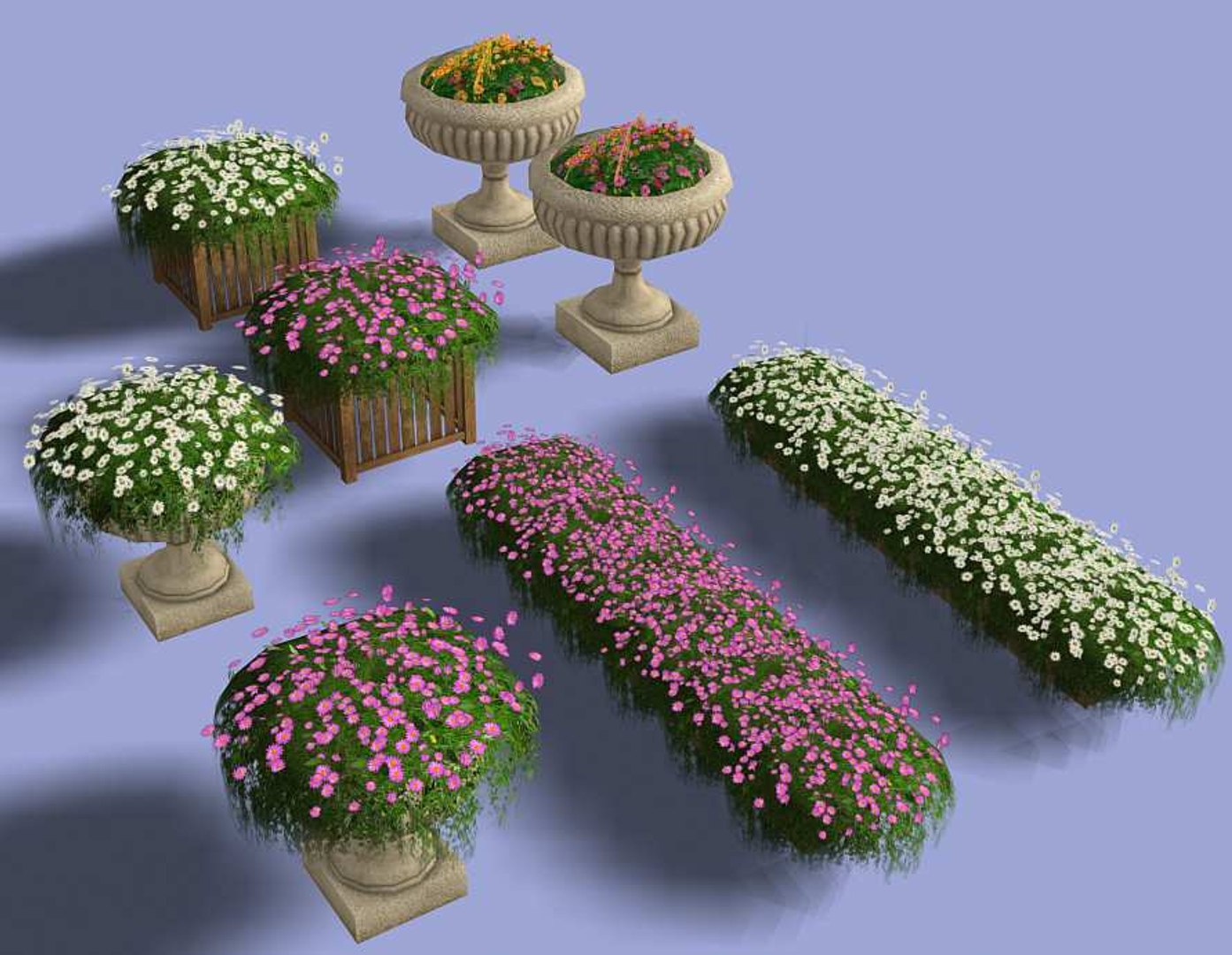 Flower Pot 3d Model