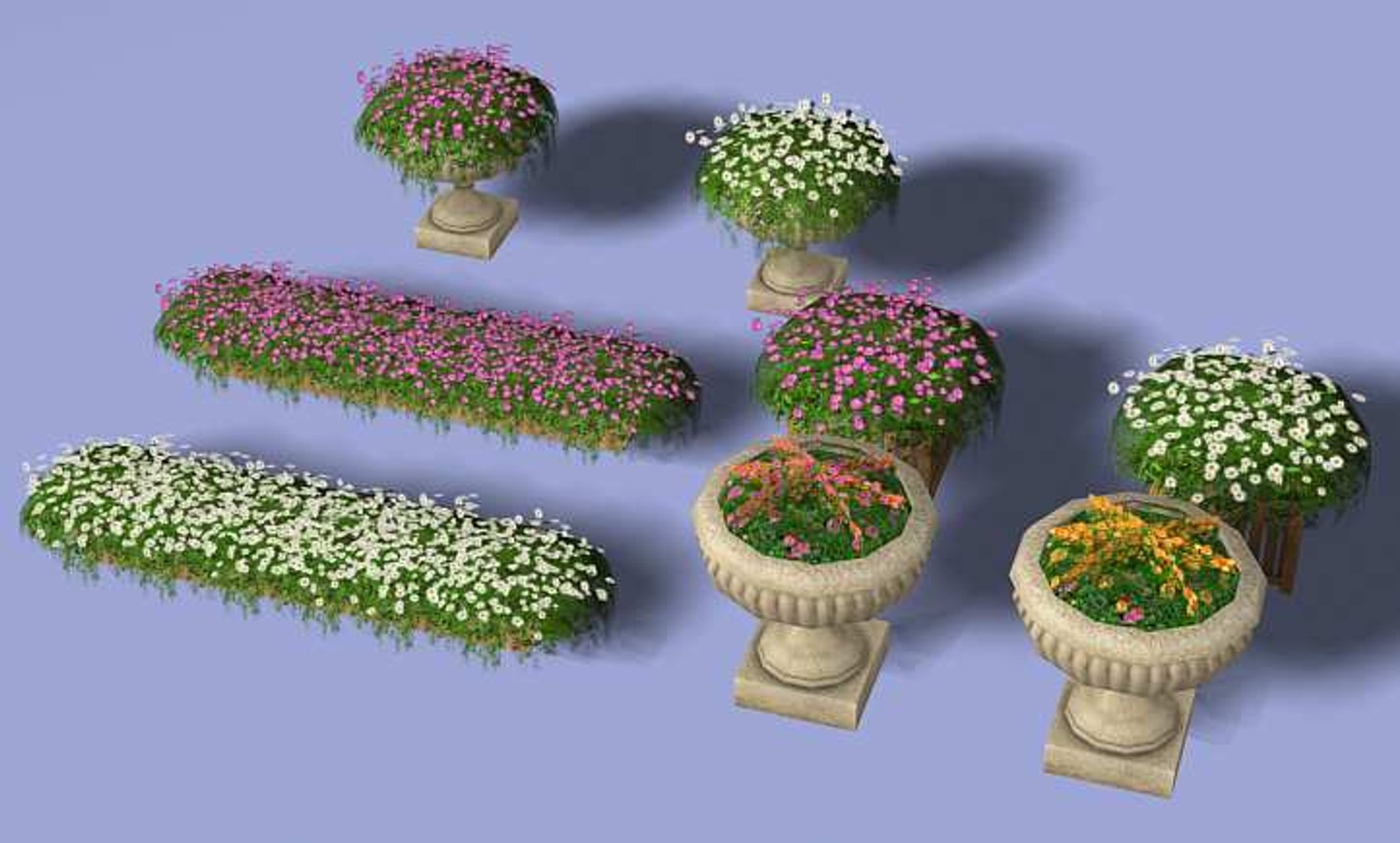 Flower Pot 3d Model