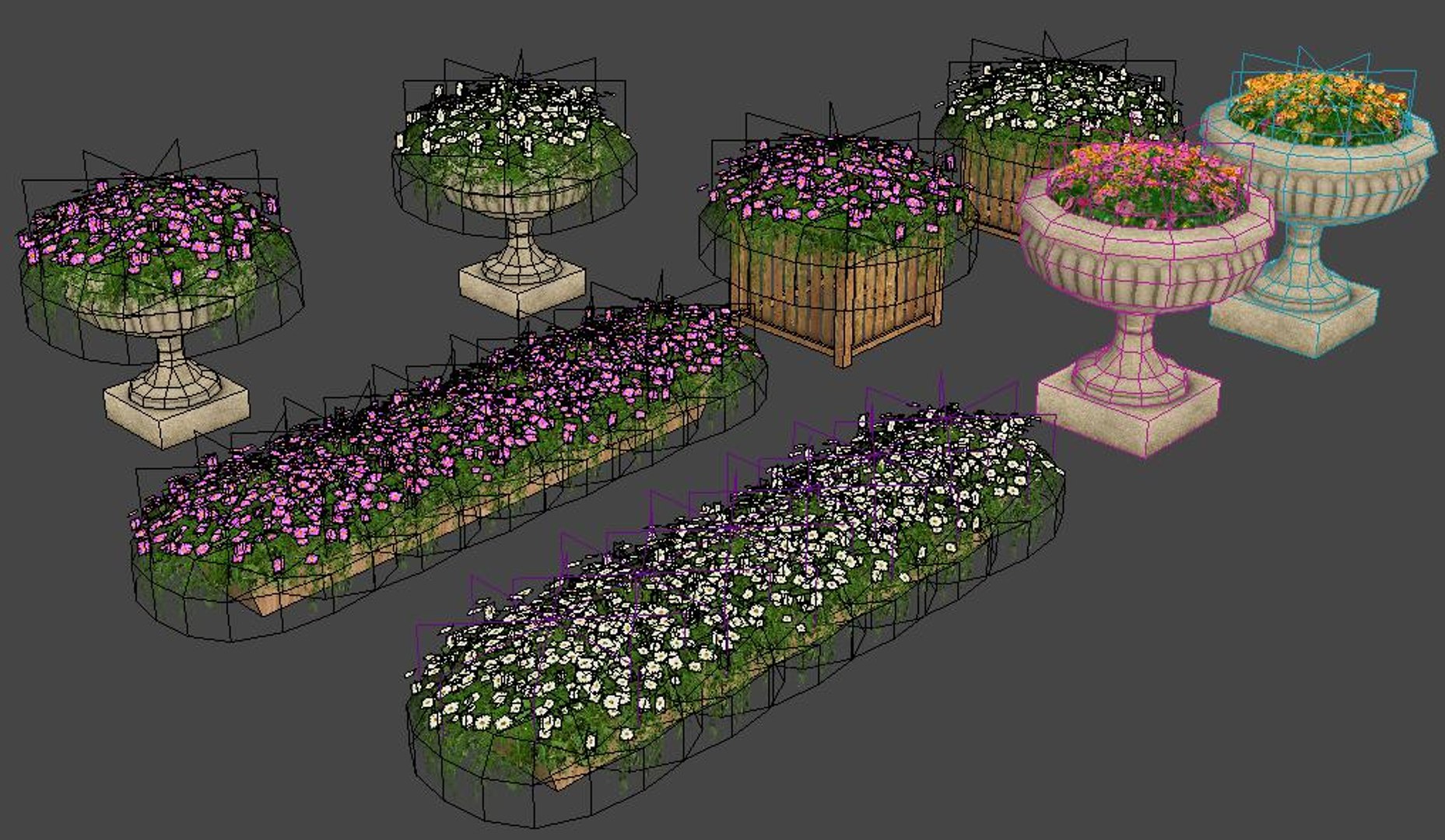 Flower Pot 3d Model