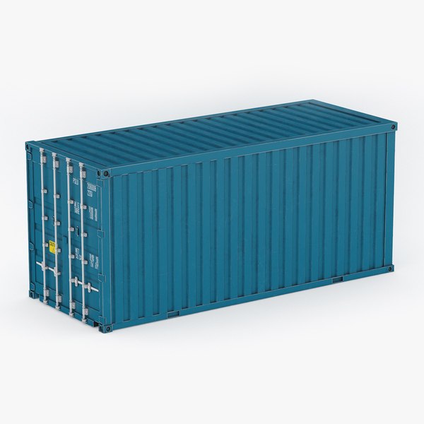 Generic Container 20ft PBR Realistic 3D - TurboSquid 1942930