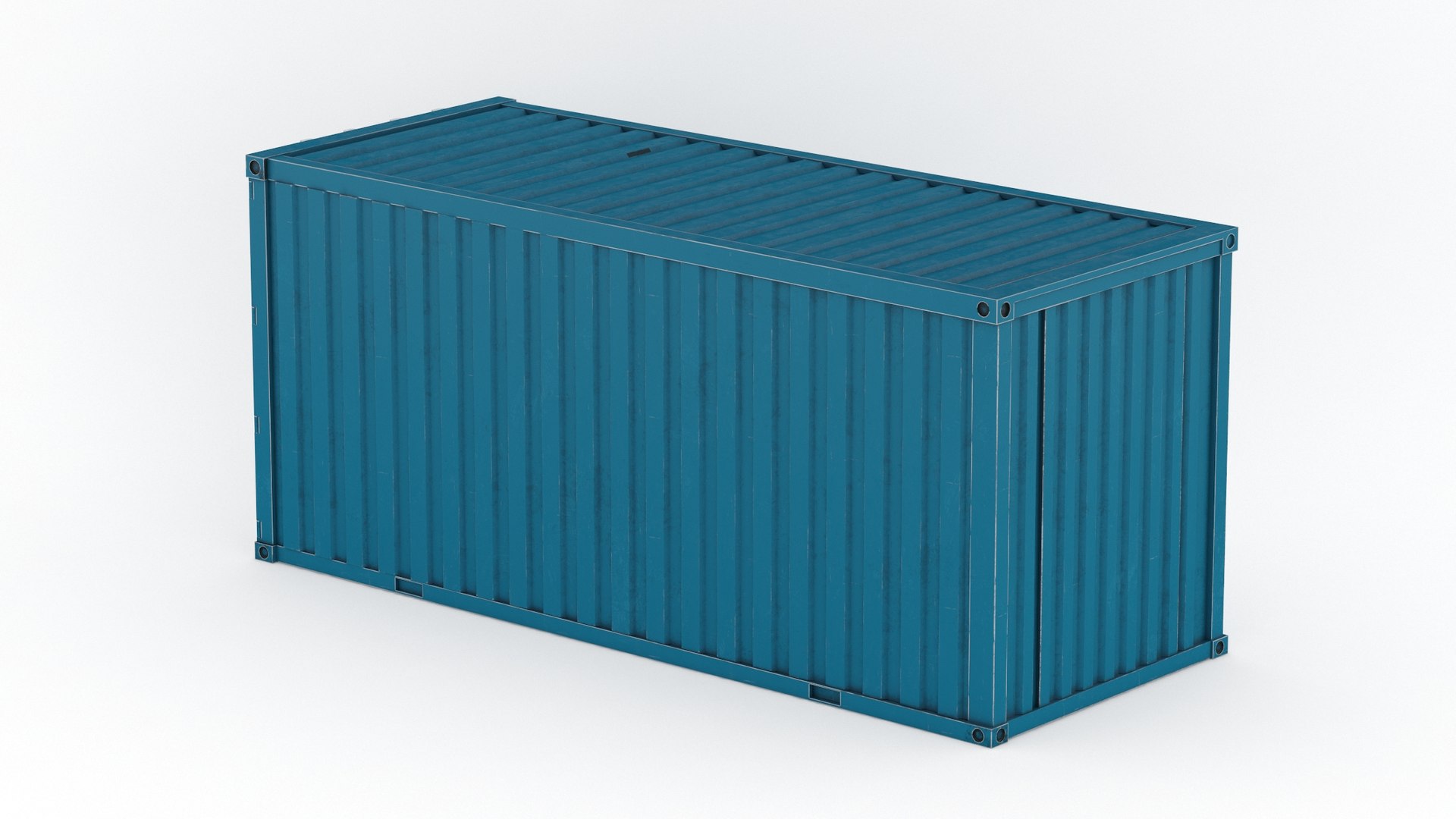 Generic Container 20ft PBR Realistic 3D - TurboSquid 1942930