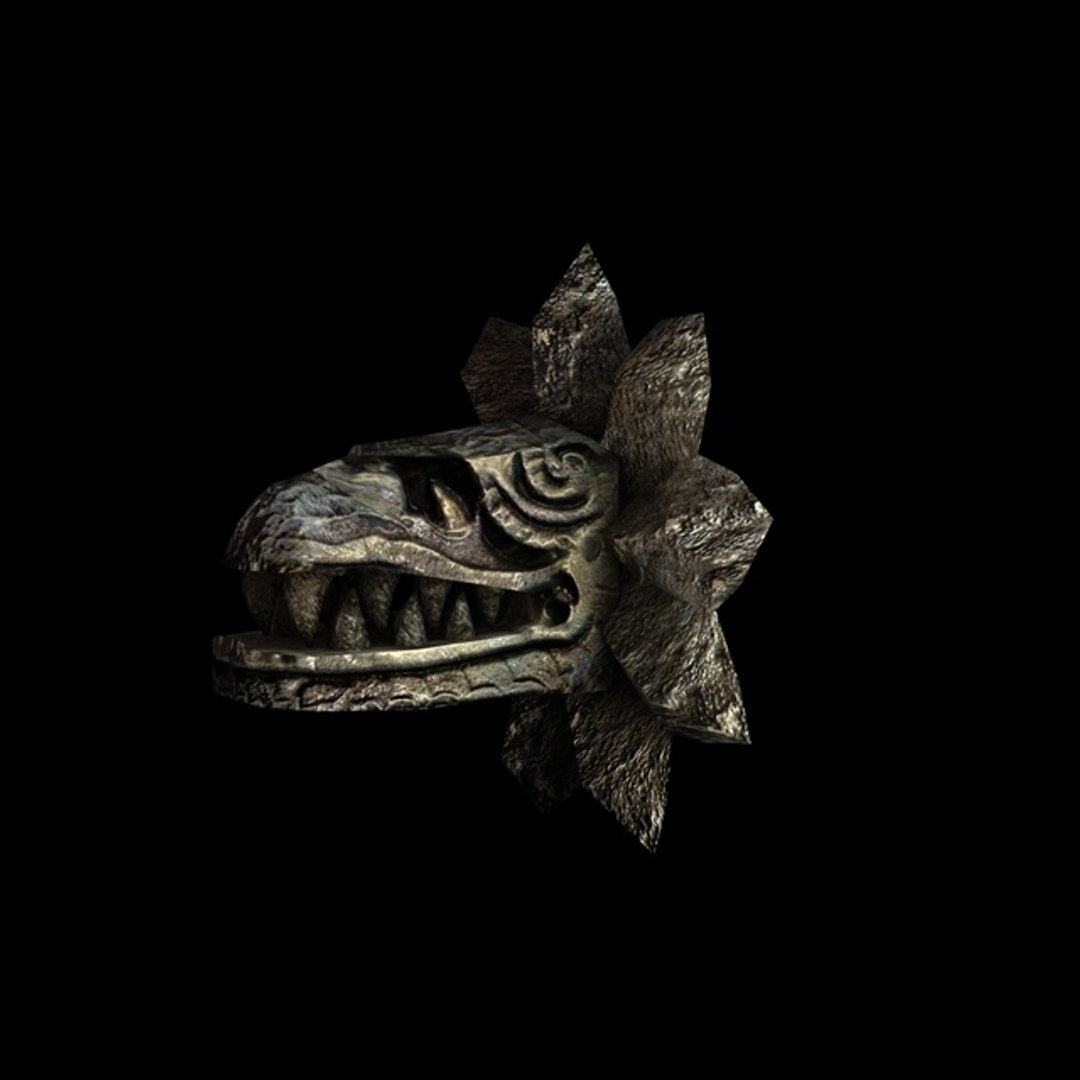 3d Aztec Temple Model