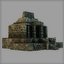 3d Aztec Temple Model