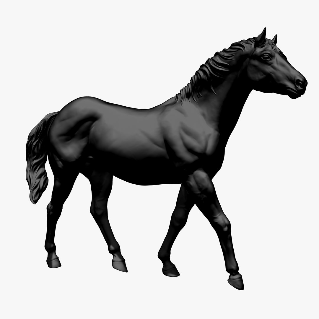 3D Printable Statue Horse 2 Model - TurboSquid 1899297