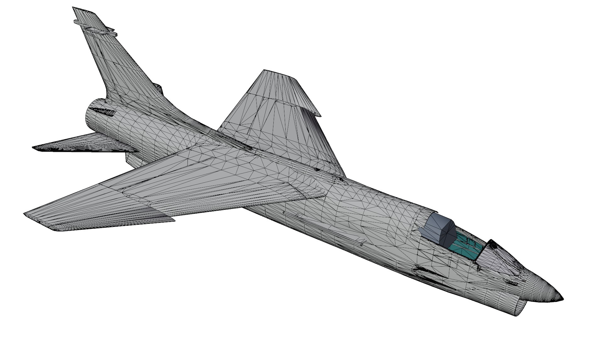 3D Vought F8 Crusader Model - TurboSquid 2241597