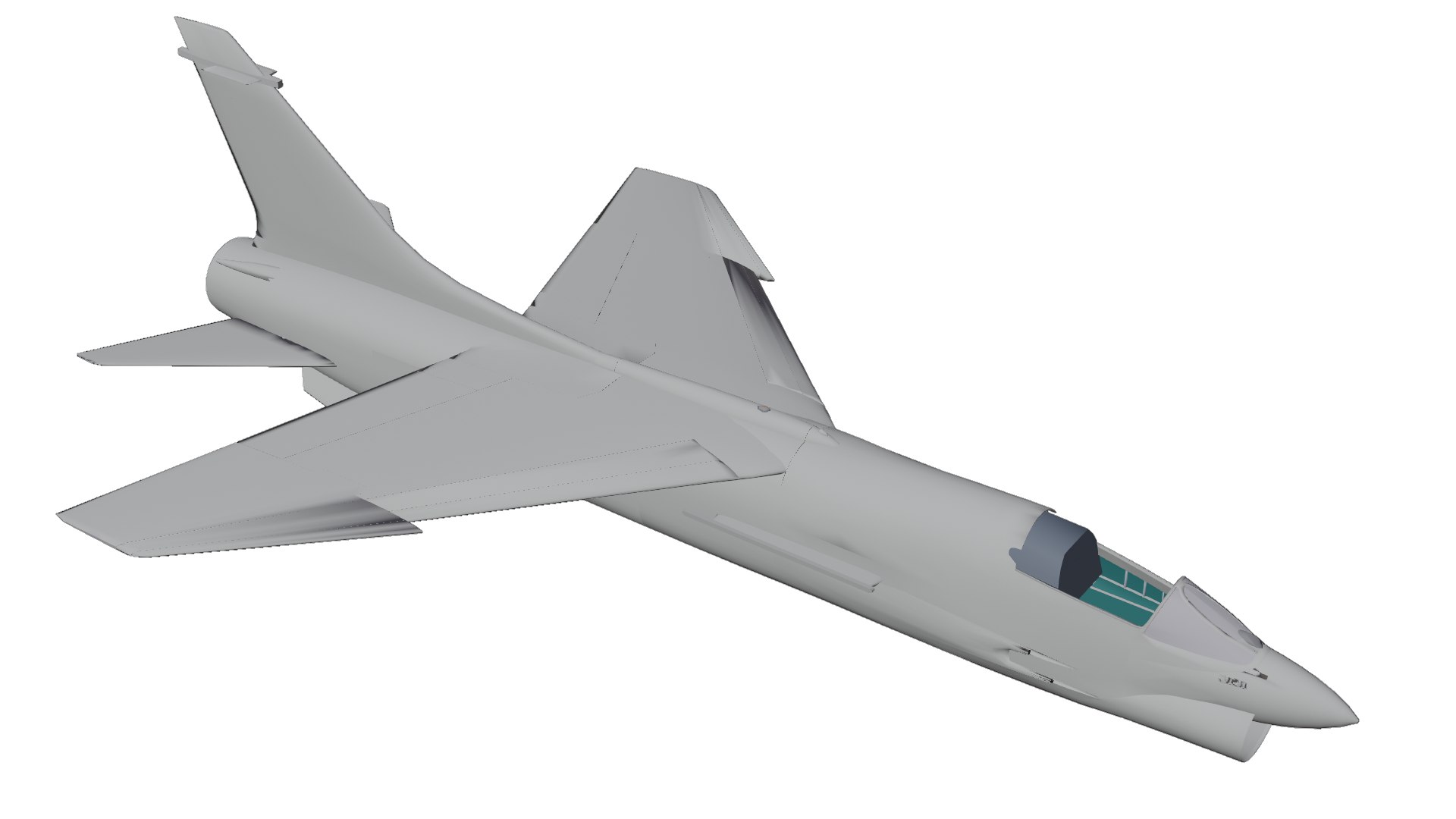 3D Vought F8 Crusader Model - TurboSquid 2241597