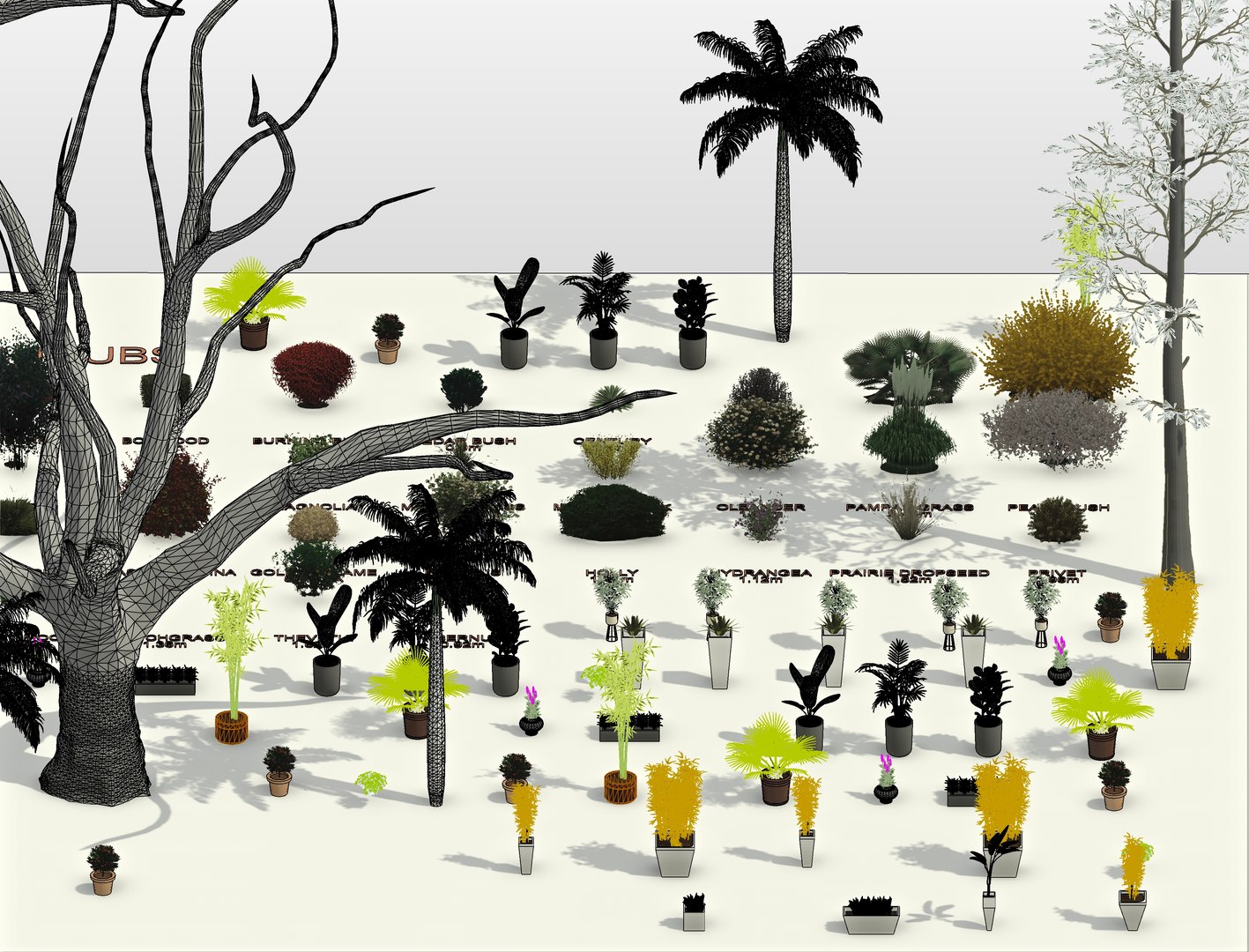 3D 3D VEGETATION MEGA PACK Model - TurboSquid 2040730