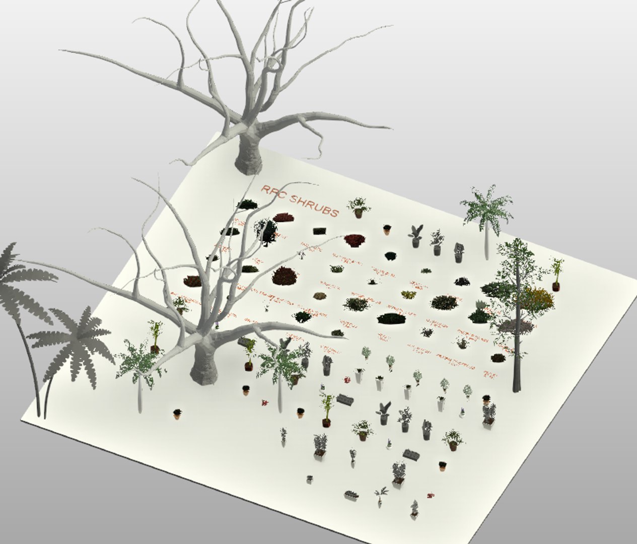 3D 3D VEGETATION MEGA PACK Model - TurboSquid 2040730
