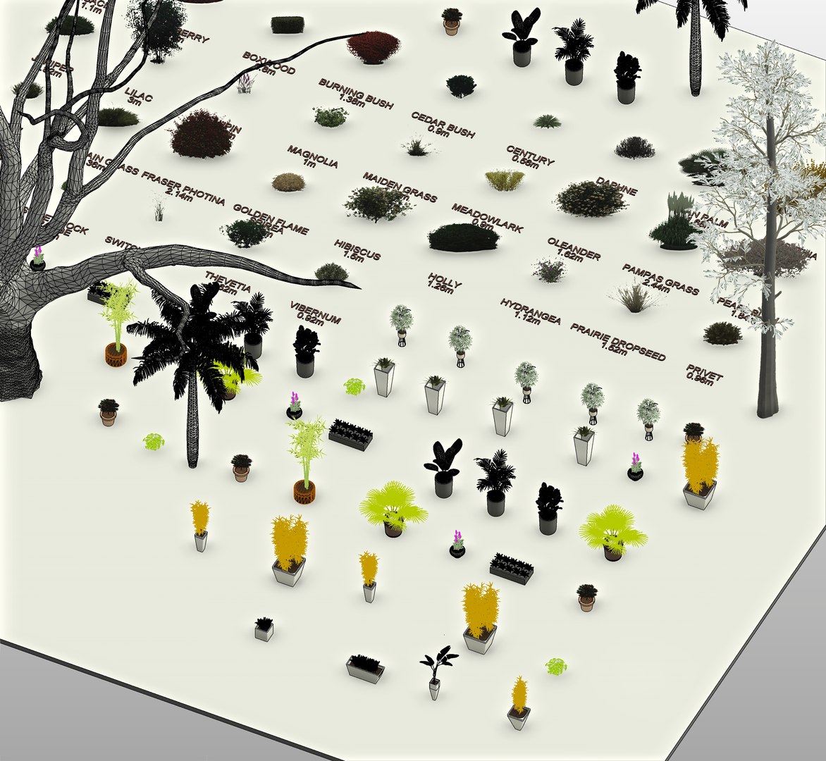 3D 3D VEGETATION MEGA PACK Model - TurboSquid 2040730