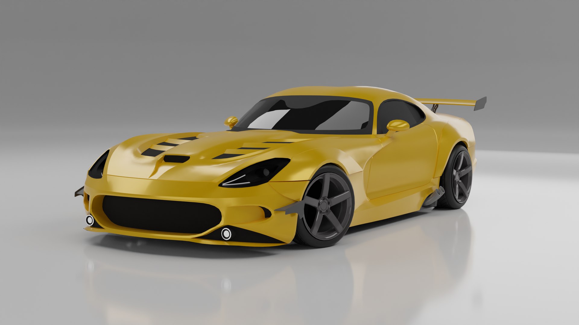 3D Dodge Viper With Custom Kits - TurboSquid 1857429