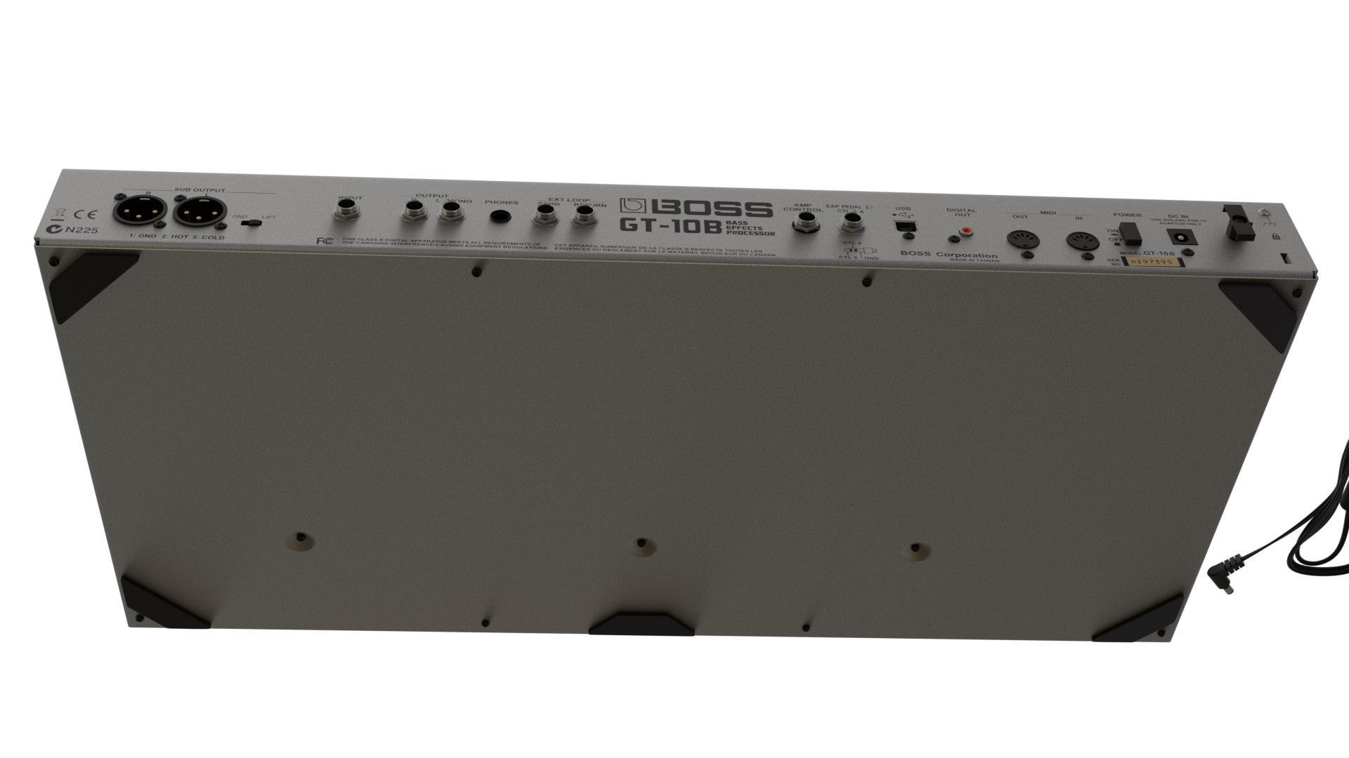 3D Model Boss Gt-10B Bass Guitar Processor - TurboSquid 1850038