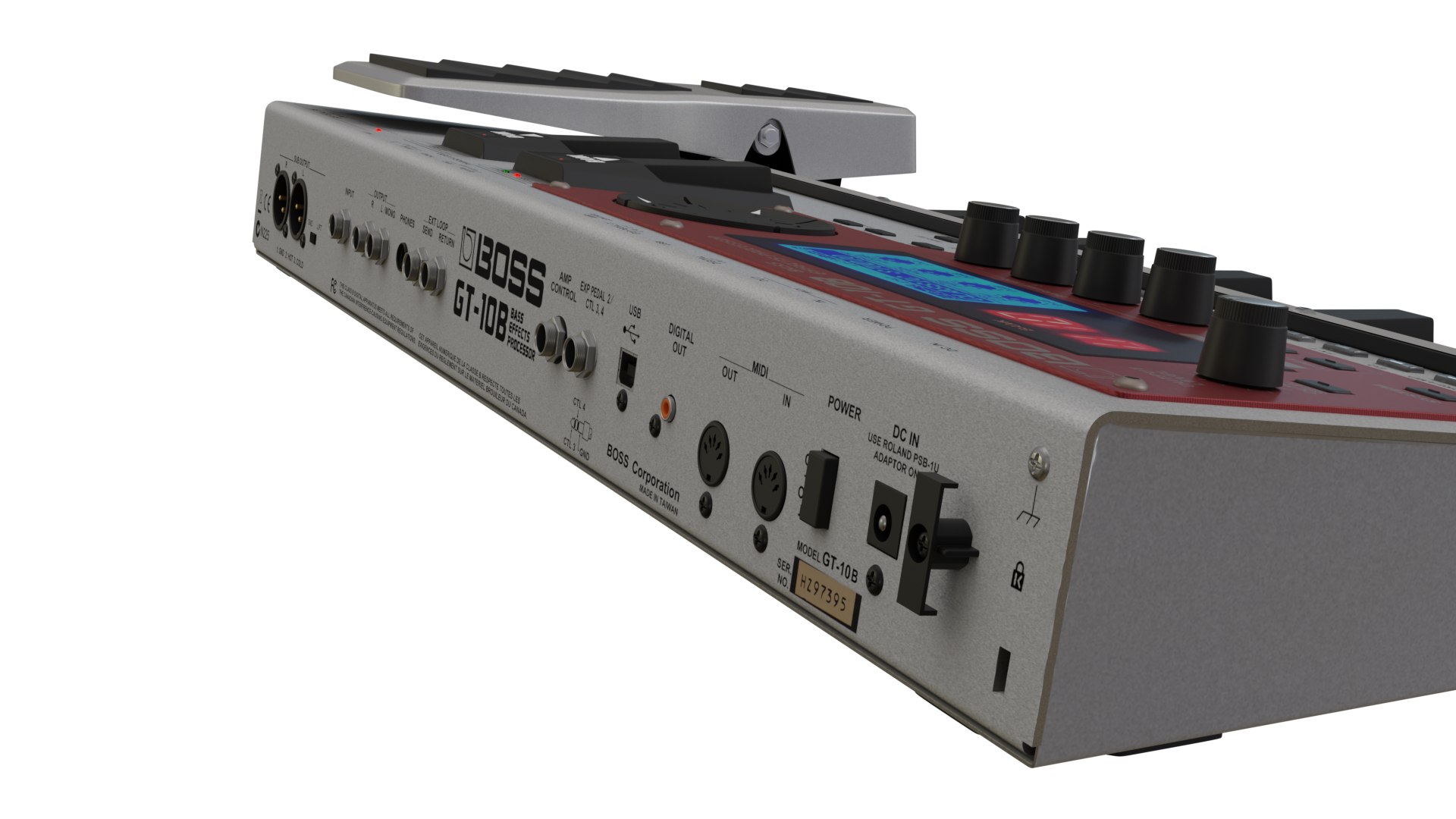 3D Model Boss Gt-10B Bass Guitar Processor - TurboSquid 1850038