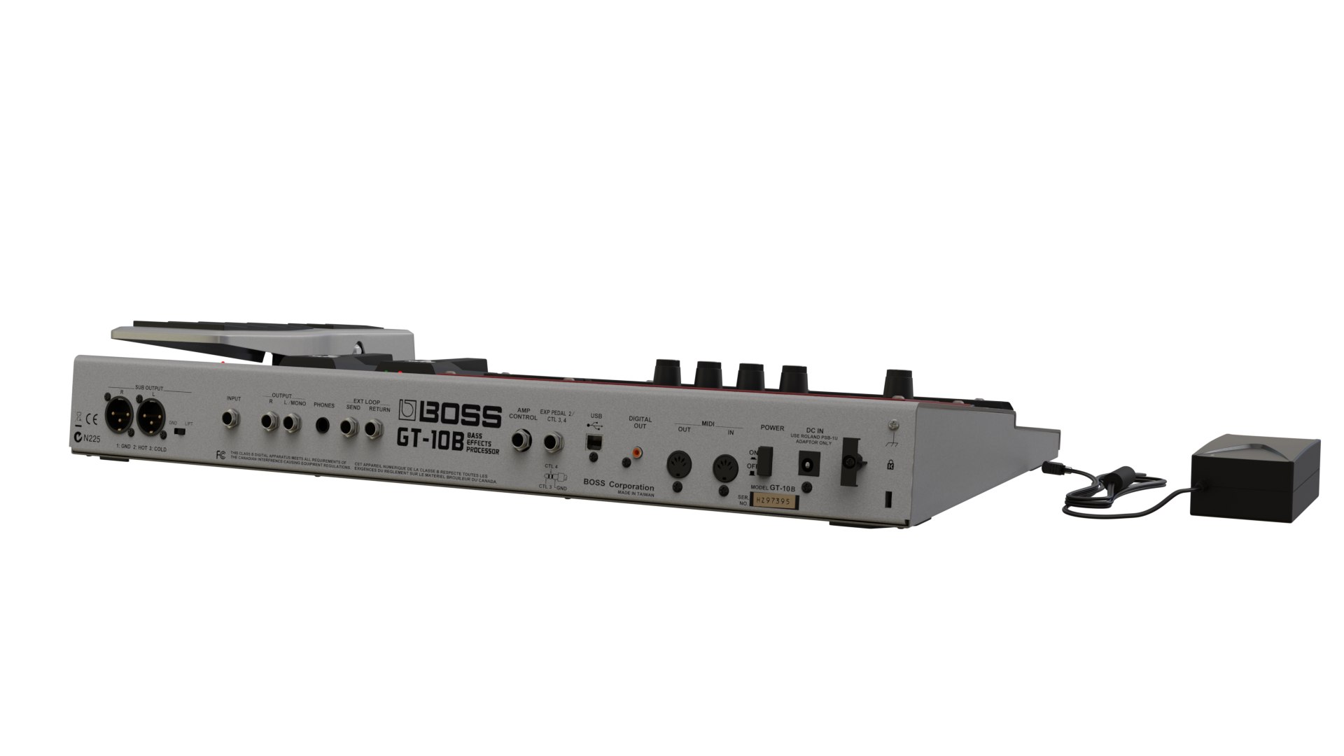 3D Model Boss Gt-10B Bass Guitar Processor - TurboSquid 1850038