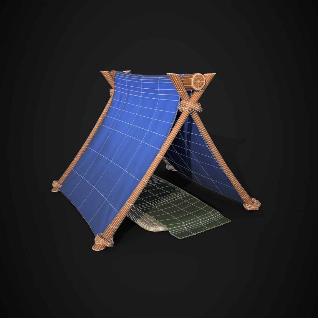 Stylised Tent 3D model - TurboSquid 2072285
