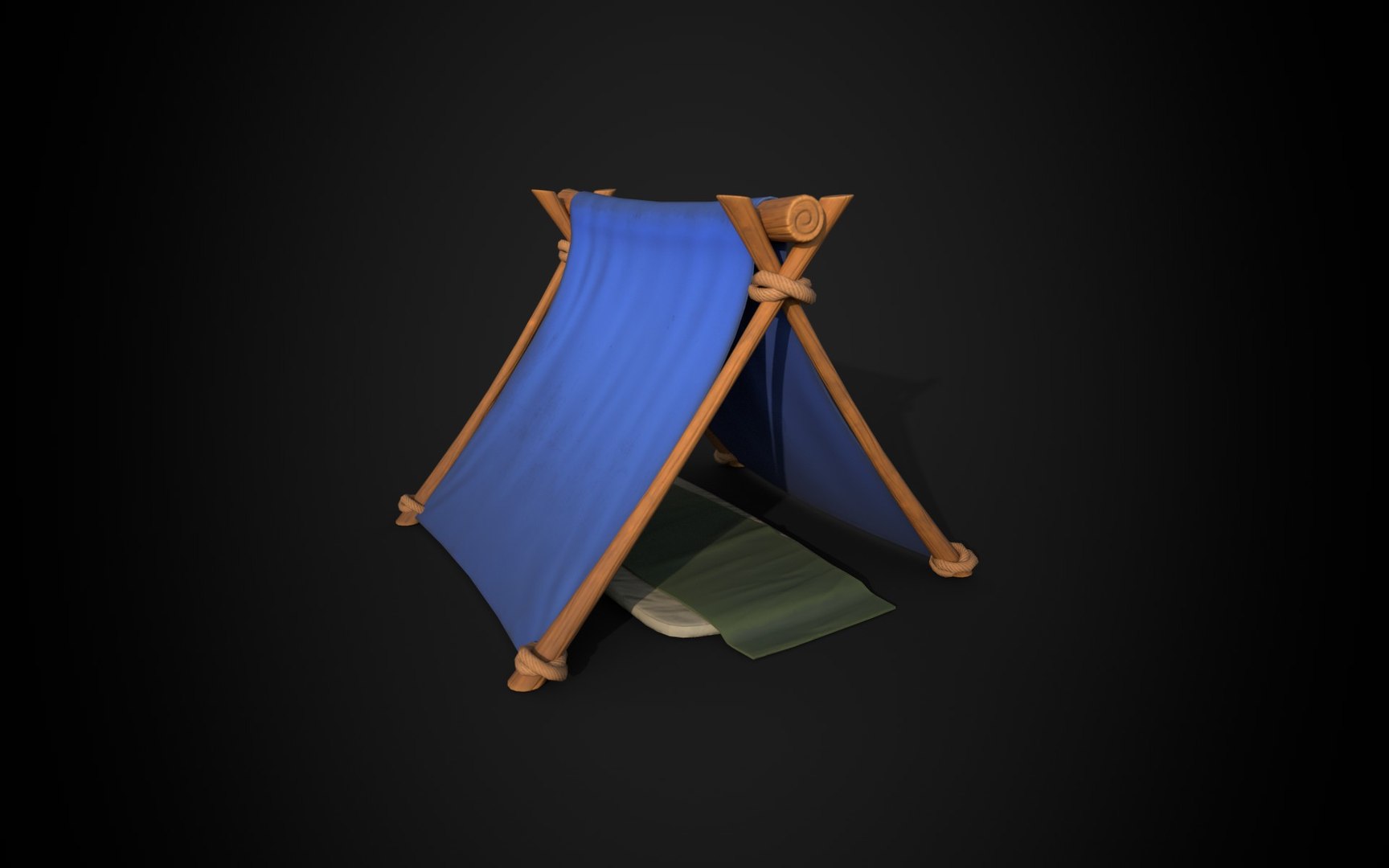 Stylised Tent 3D model - TurboSquid 2072285