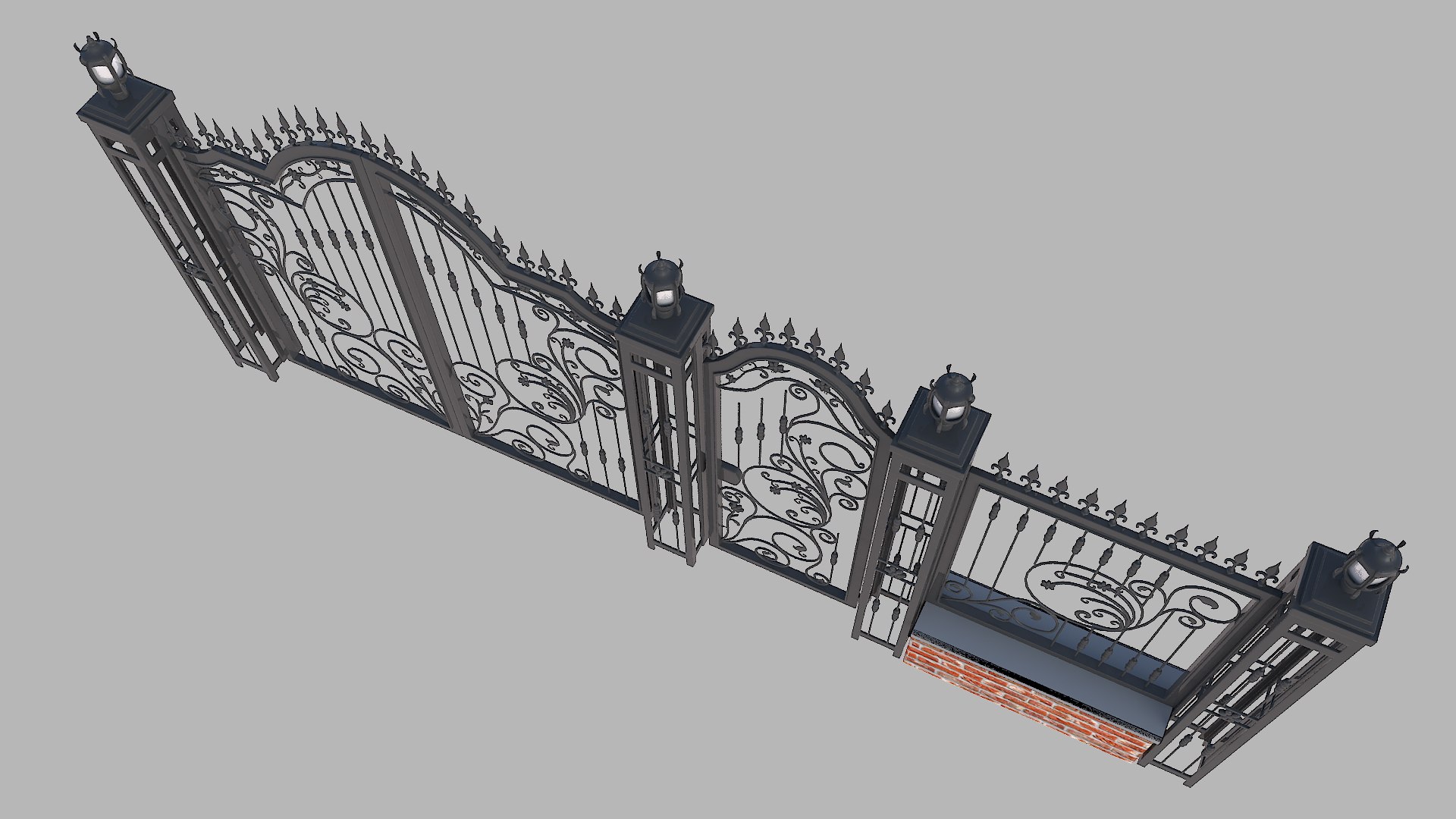 GATE MAX 2018 to 2021 3D - TurboSquid 2051949