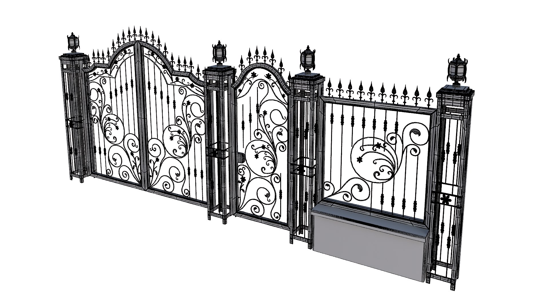 GATE MAX 2018 to 2021 3D - TurboSquid 2051949