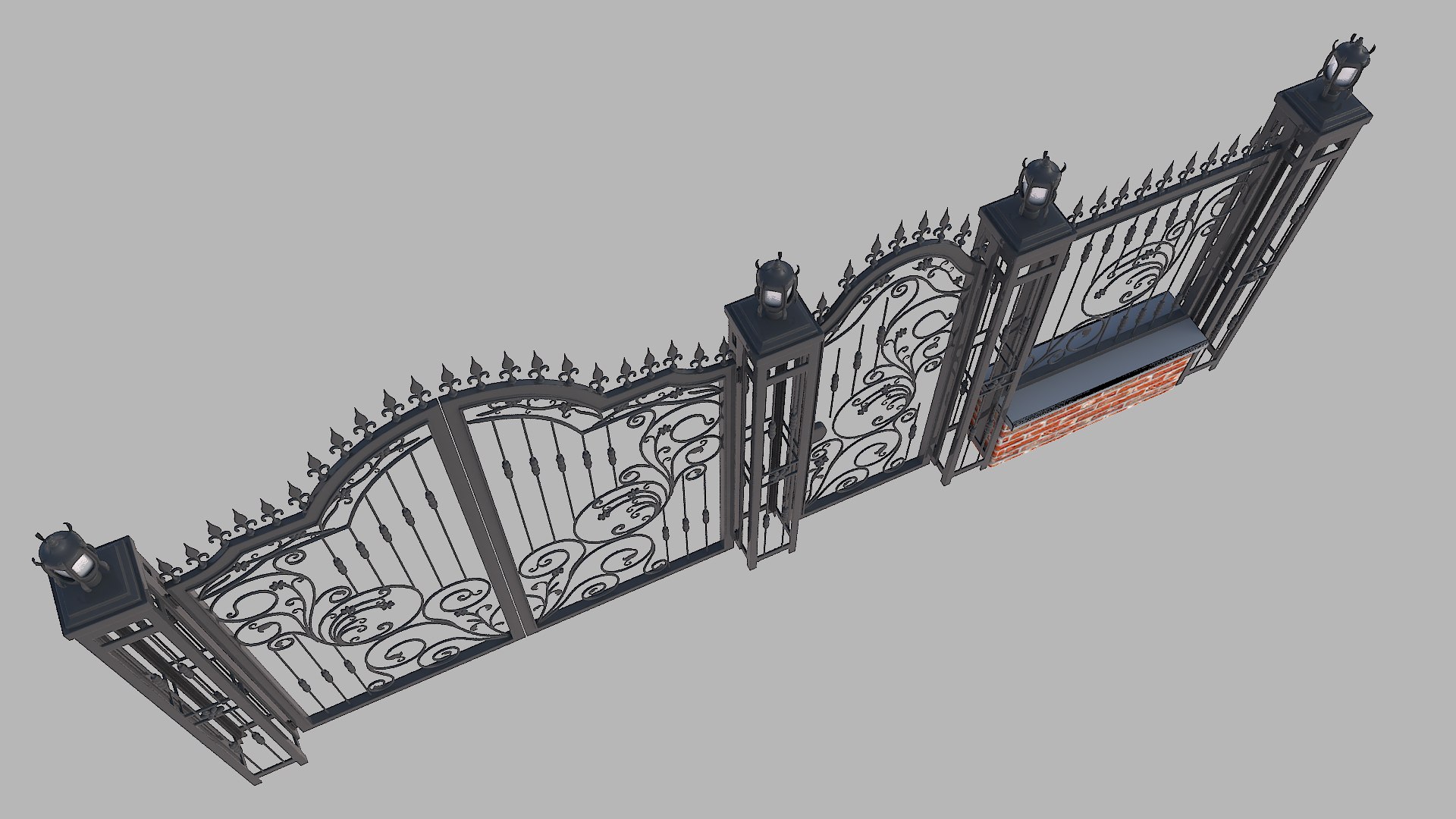 GATE MAX 2018 to 2021 3D - TurboSquid 2051949