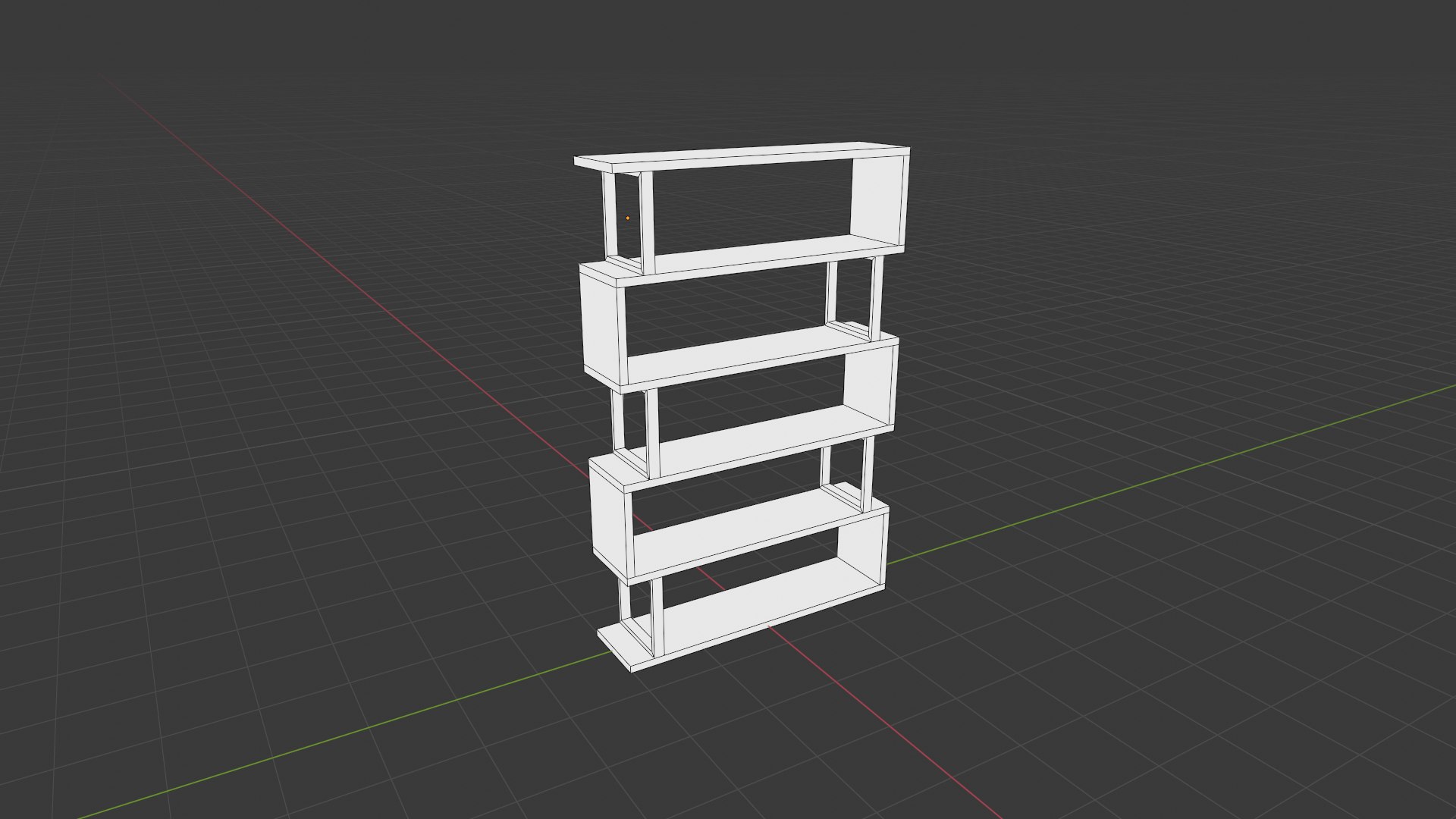 3D Model Bookshelf - TurboSquid 1895931