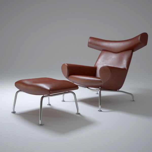 3d model of ox-chair