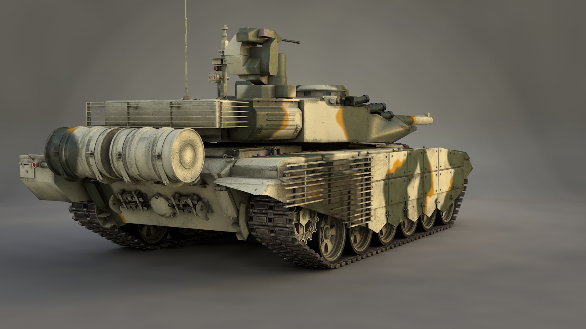 Main Battle Tank T-90 3D Model - TurboSquid 1456129