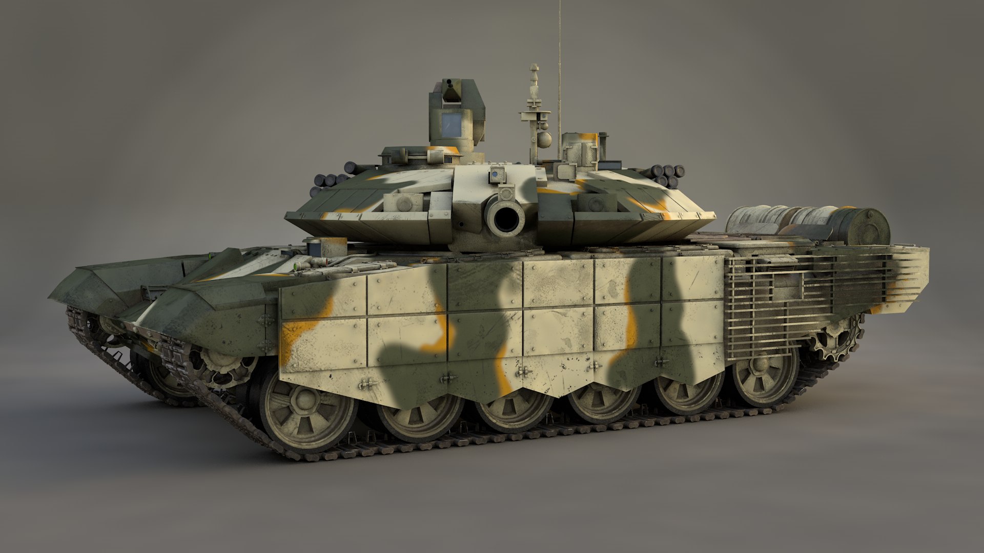 Main Battle Tank T-90 3D Model - TurboSquid 1456129