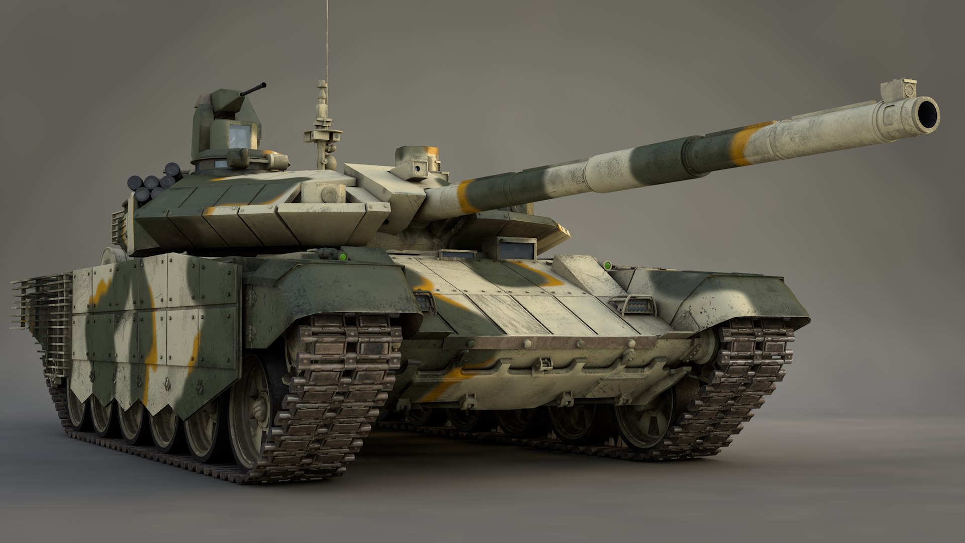 Main Battle Tank T-90 3D Model - TurboSquid 1456129