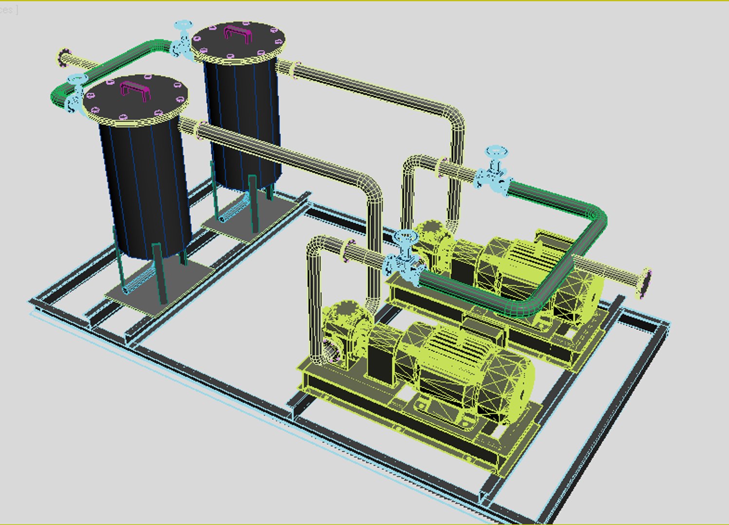 3D Fuel Oil Transfer Skid - TurboSquid 1248455