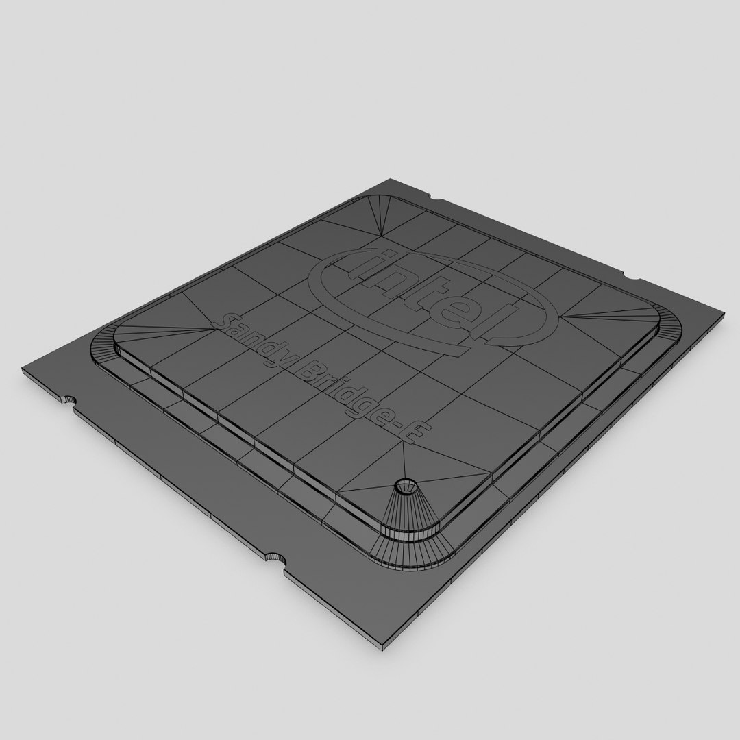Intel Core I7 3d Model