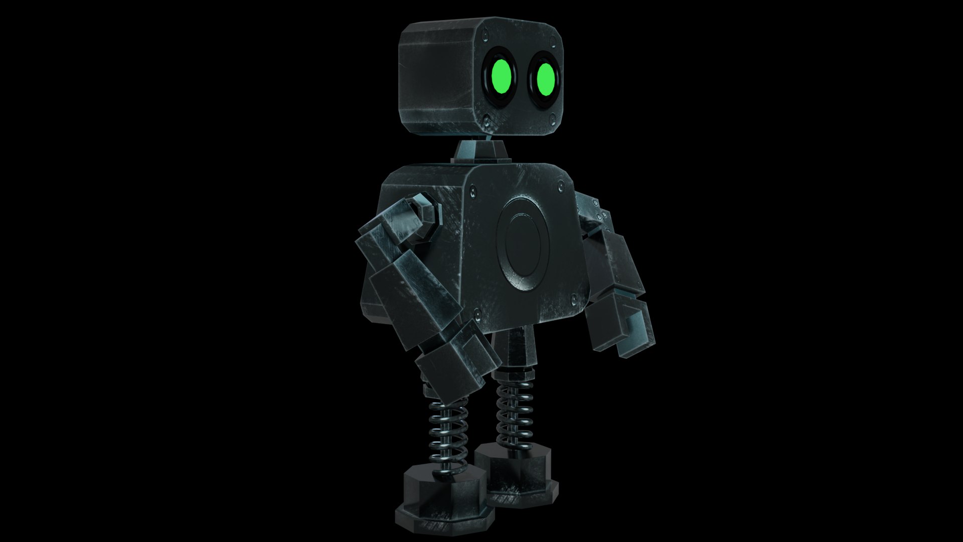Iron Robot Character Model - TurboSquid 1941508