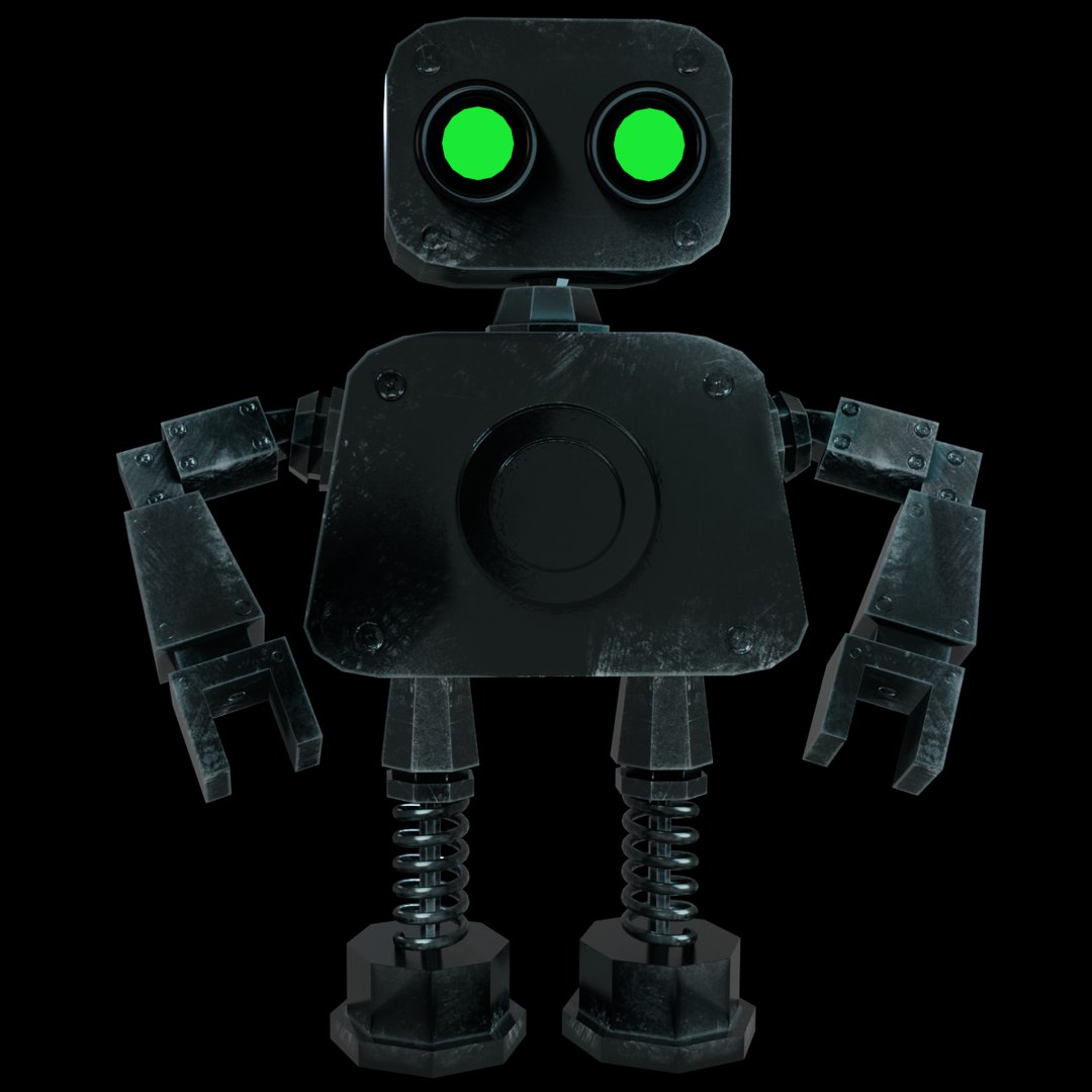Iron Robot Character Model - TurboSquid 1941508