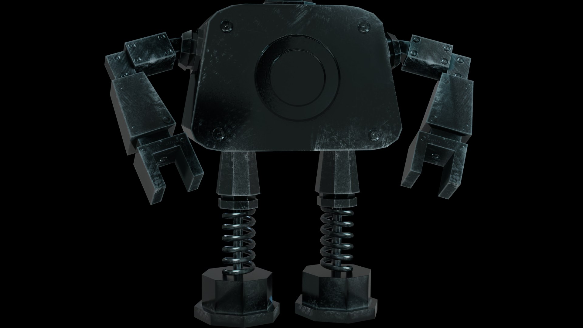 Iron Robot Character Model - TurboSquid 1941508