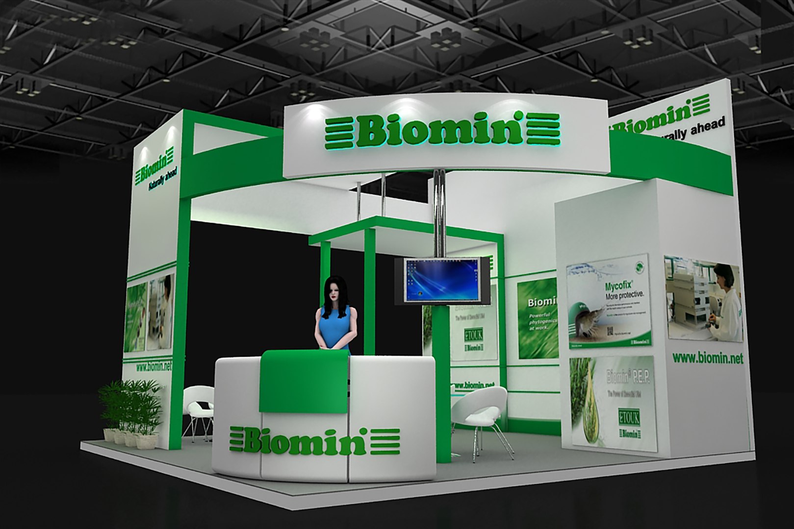 6X6 STAND BOOTH STALL 3D Model - TurboSquid 1722141