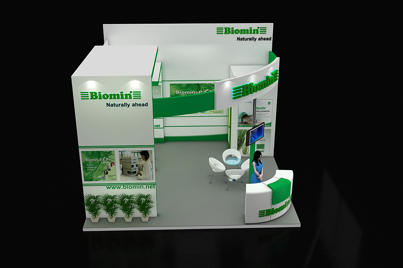 6X6 STAND BOOTH STALL 3D model - TurboSquid 1722141