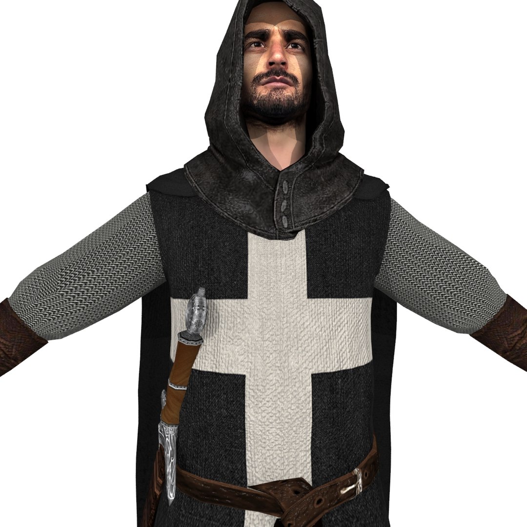 3d Model Medieval Crusader