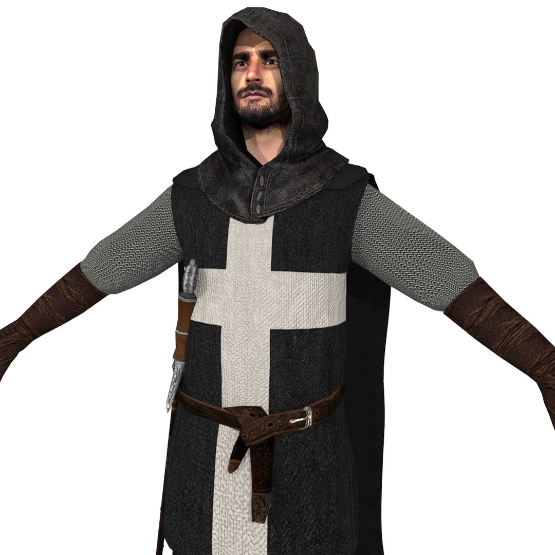 3d Model Medieval Crusader
