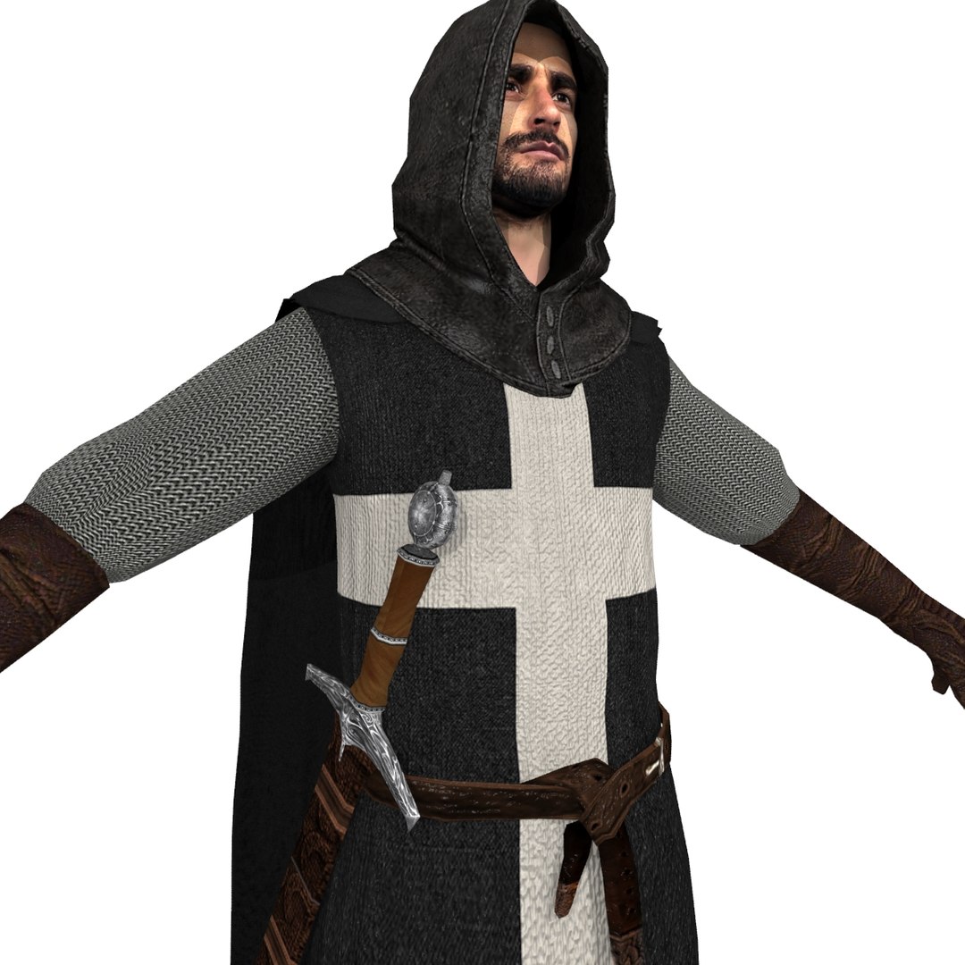 3d Model Medieval Crusader